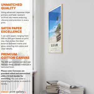 Guam Poster Colorful Print, Guam Wall Art, Guam Photo Decor, Guam Gift ...