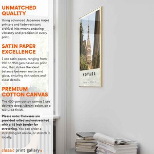 Novara Poster Colorful Print, Novara Wall Art, Novara Photo Decor ...