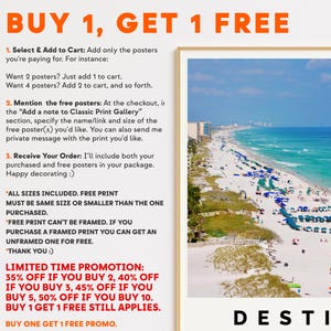 Destin Poster Colorful Print, Destin Wall Art, Destin Photo Decor ...