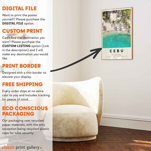 Cebu Poster Colorful Print, Cebu Wall Art, Cebu Photo Decor, Cebu Gift ...