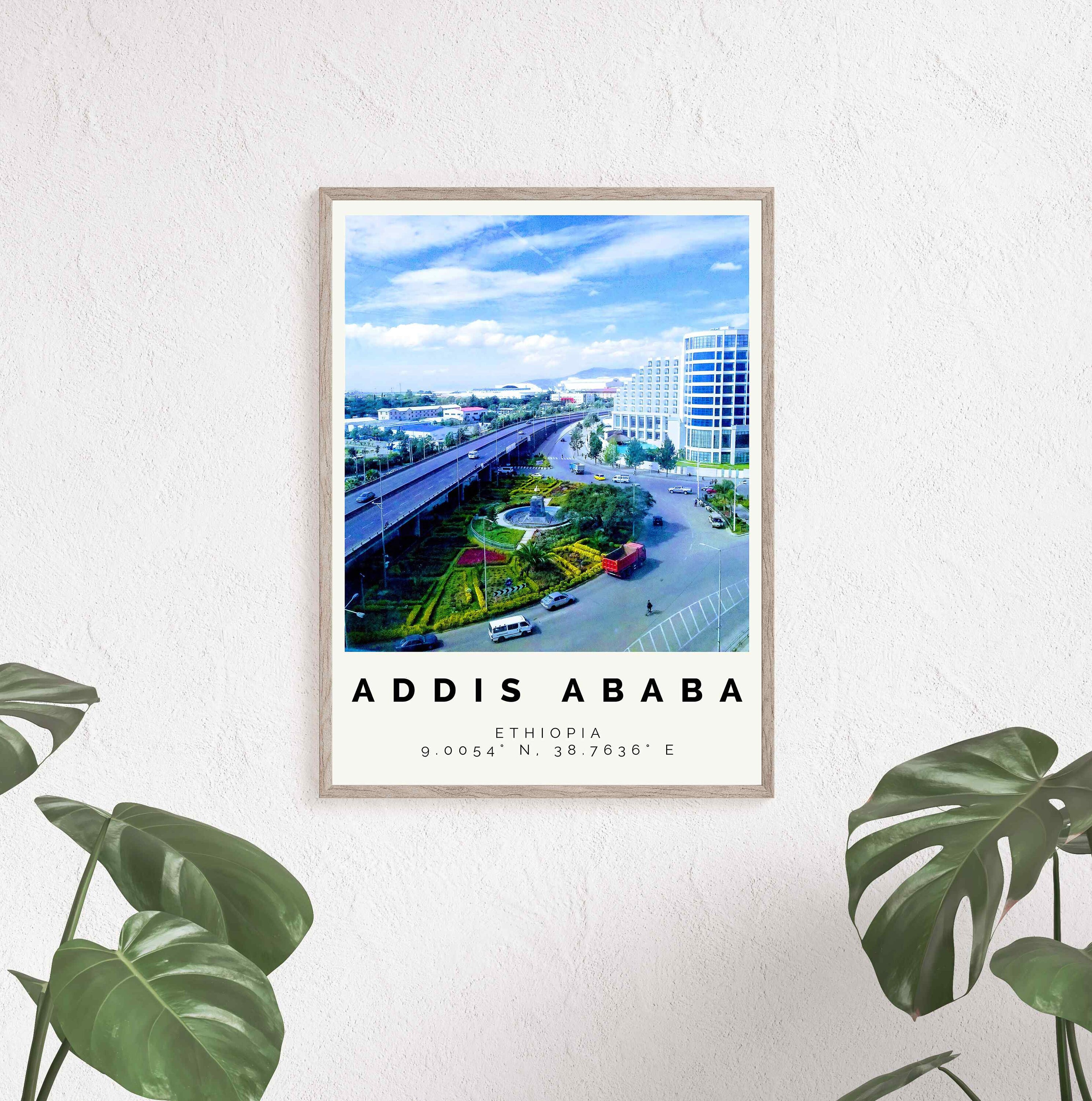 Addis Ababa Poster Colorful Print Addis Ababa Wall Art Addis - Etsy