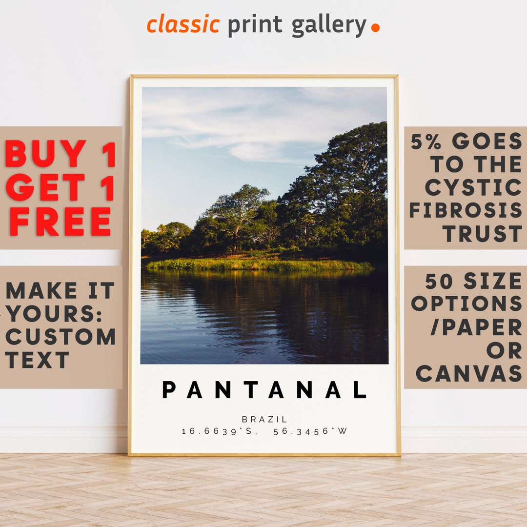 Pantanal Print,pantanal Wall Art,pantanal Colorful Poster,personalized ...