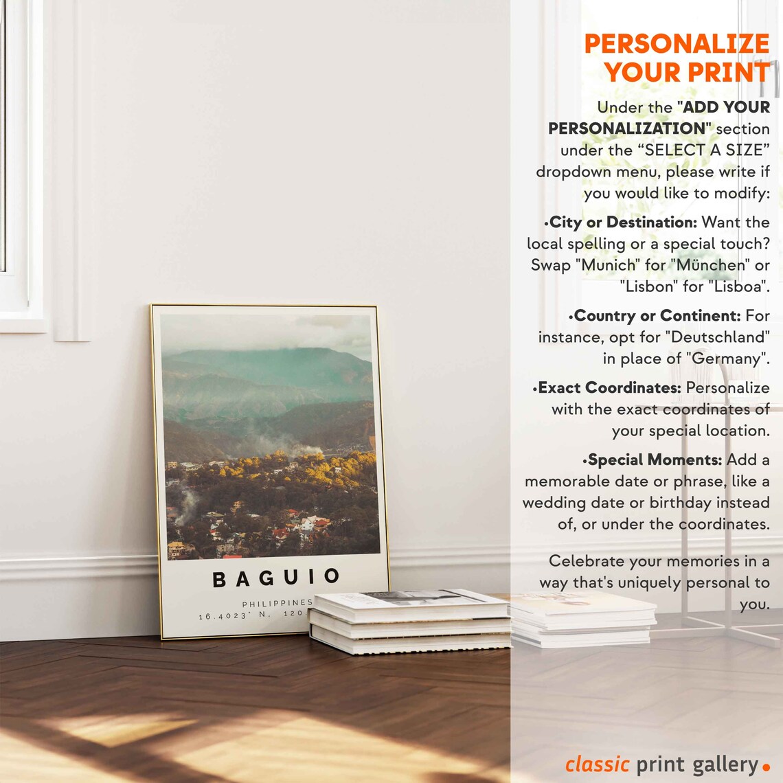 Baguio Poster Colorful Print, Baguio Wall Art, Baguio Photo Decor ...