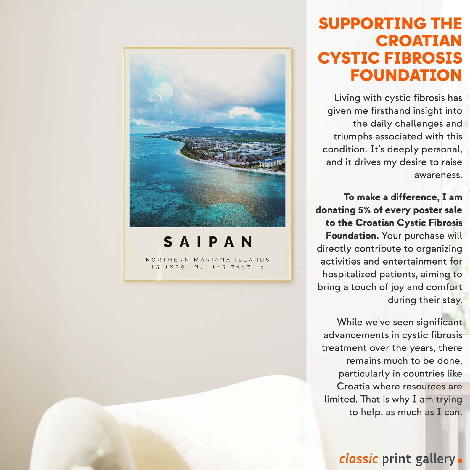 Saipan Poster Colorful Print, Saipan Wall Art, Saipan Photo Decor ...