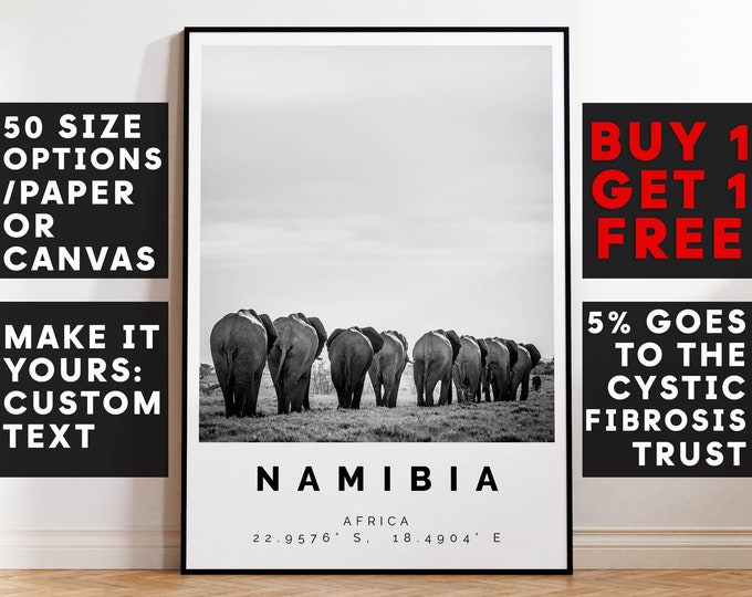 Namibia Print Black and White Photo, Namibia Wall Art, Namibia Travel ...