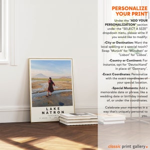 Lake Natron Print,lake Natron Wall Art,lake Natron Colorful Poster ...