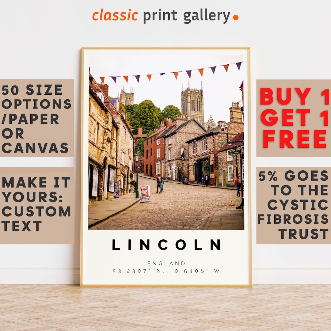 Lincoln Poster Colorful Print, Lincoln Wall Art, Lincoln Photo Decor ...