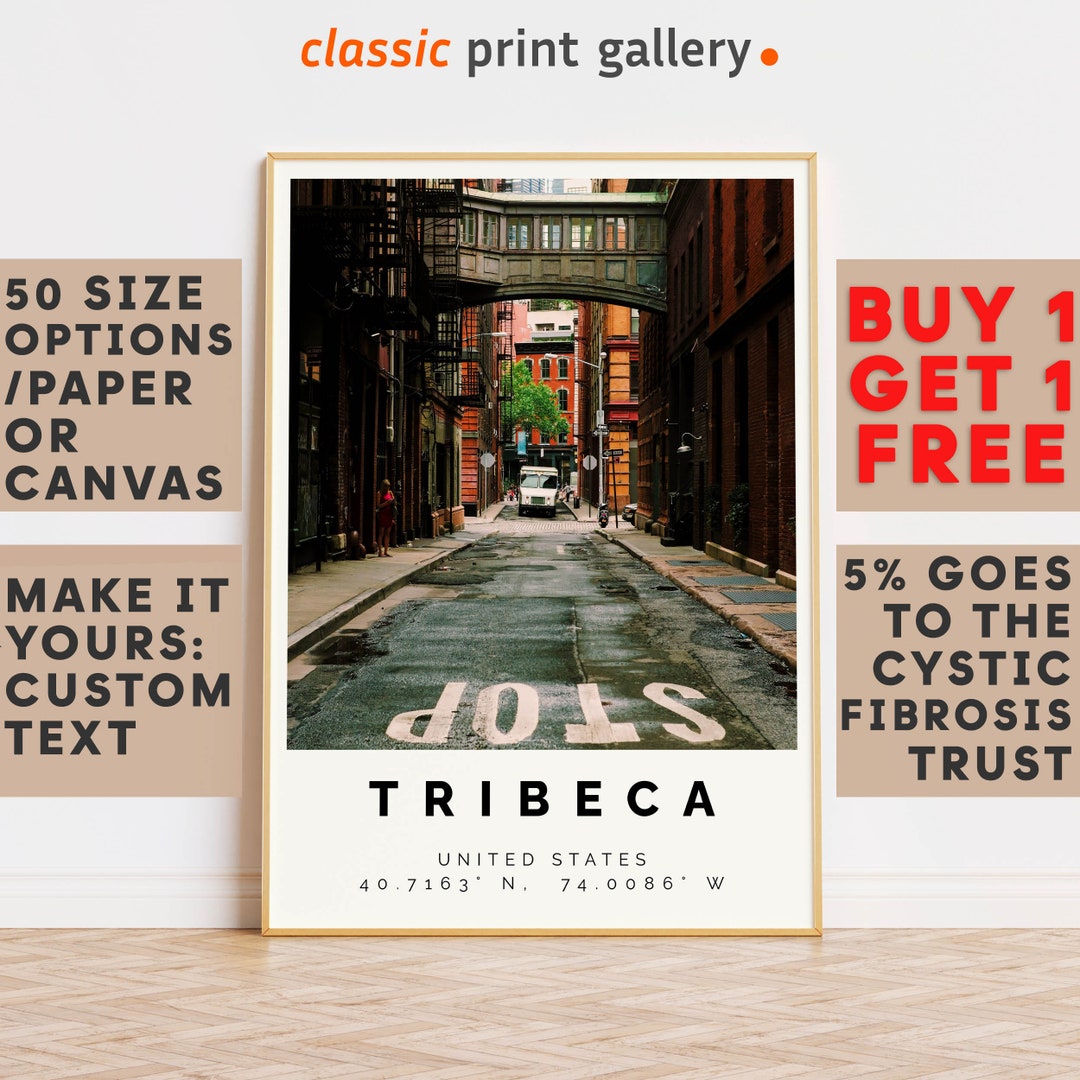Tribeca Poster Colorful Print, Tribeca Wall Art, Tribeca Photo Decor ...