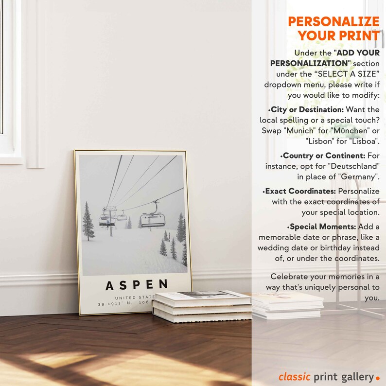 Aspen Poster Colorful Print, Aspen Wall Art, Aspen Photo Decor, Aspen ...