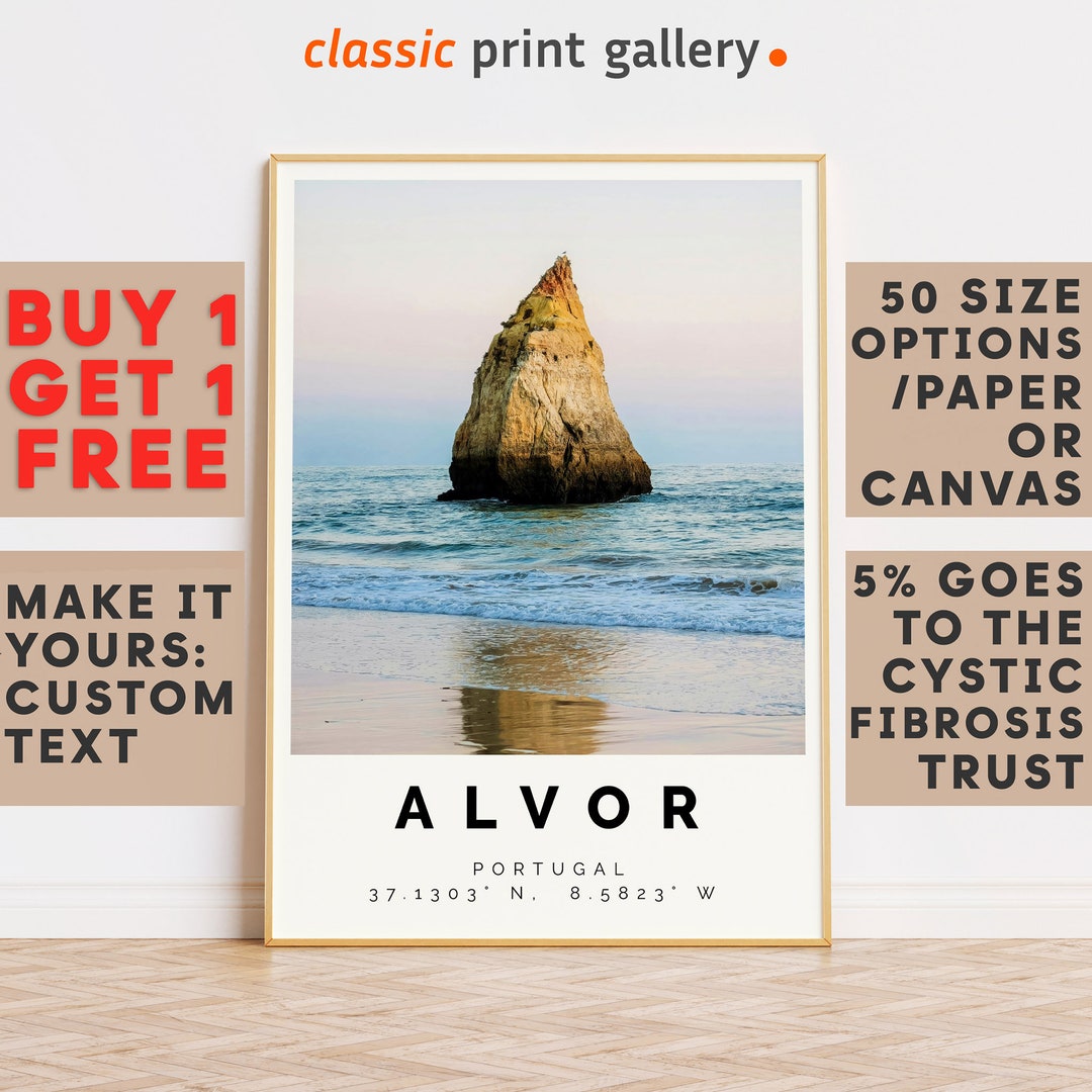 Alvor Print Colorful Poster|alvor Wall Art|alvor Travel Poster Gift ...