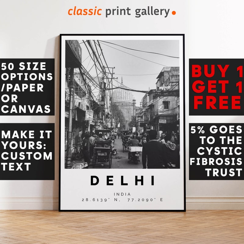Delhi Poster - Etsy