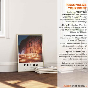 Petra Poster Colorful Print, Petra Wall Art, Petra Photo Decor, Petra ...