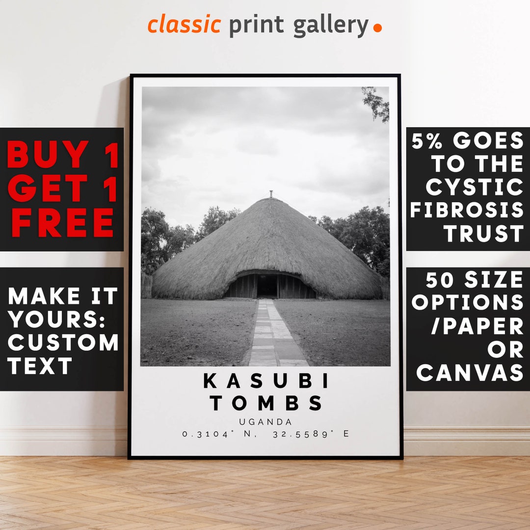 Kasubi Tombs Print,kasubi Tombs Wall Art,kasubi Tombs Black and White ...