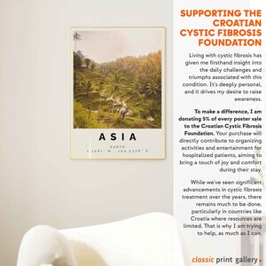 Asia Poster Colorful Print, Asia Wall Art, Asia Photo Decor, Asia Gift ...