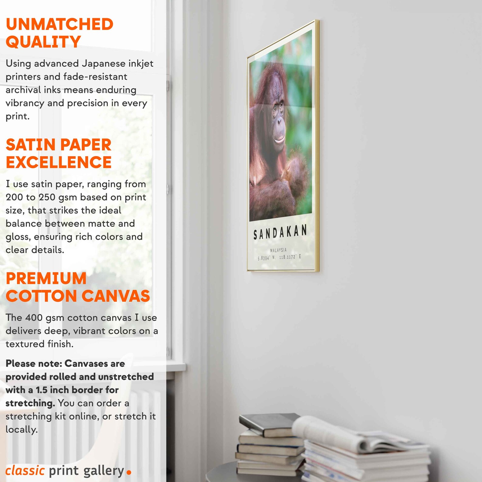 Sandakan Poster Colorful Print, Sandakan Wall Art, Sandakan Photo Decor ...