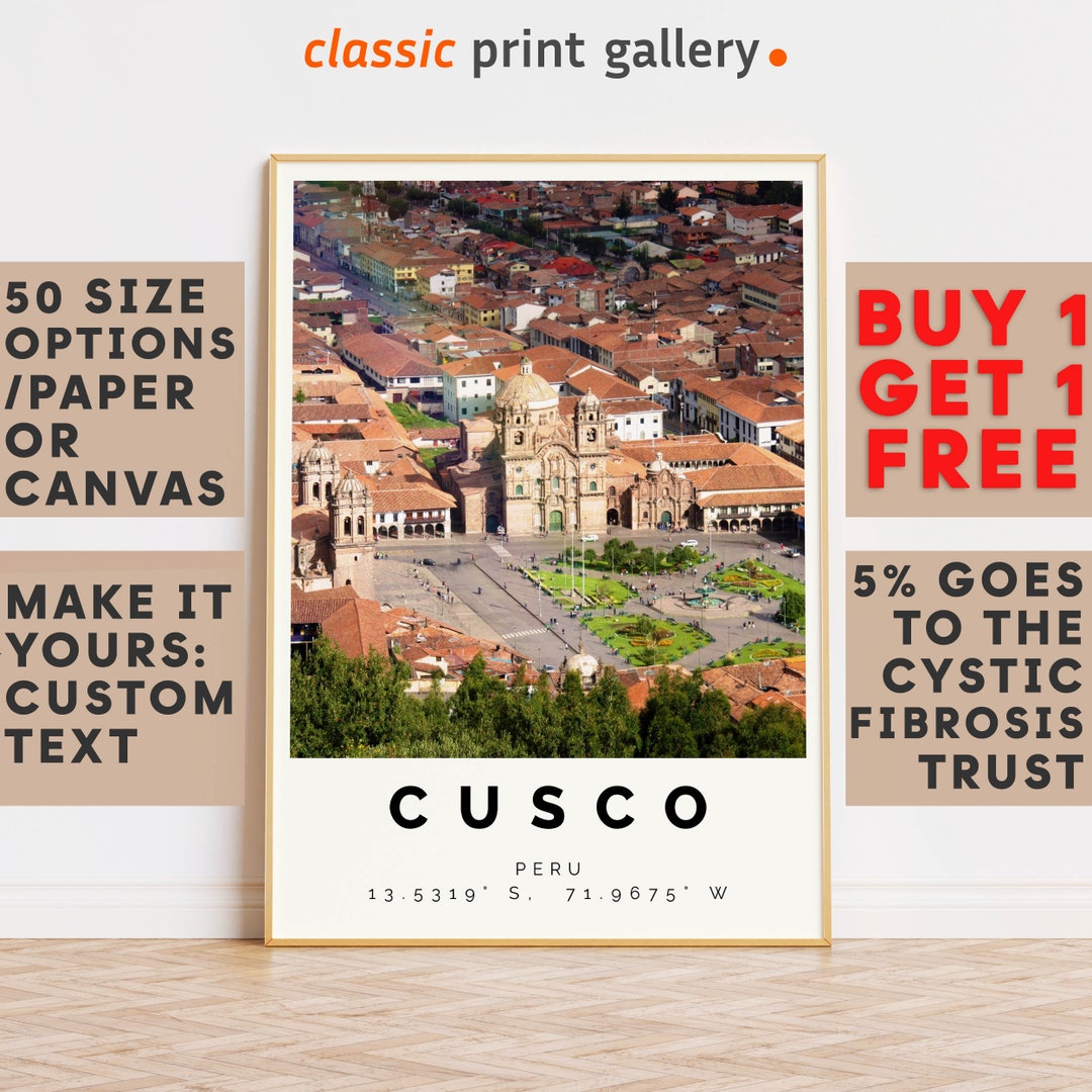 Cusco Poster Colorful Print, Cusco Wall Art, Cusco Photo Decor, Cusco ...
