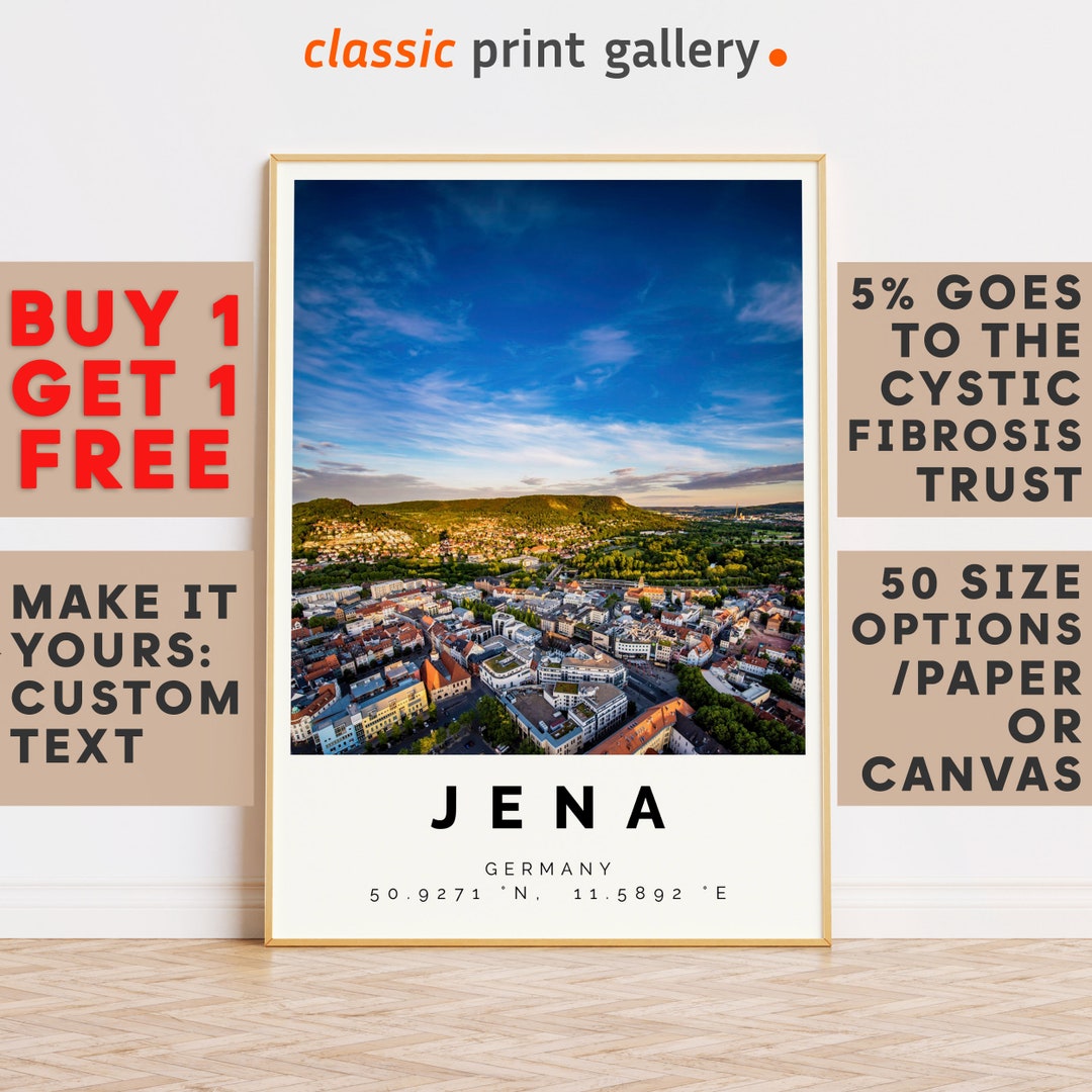 Jena Print,jena Wall Art,jena Colorful Poster,personalized Birthday ...