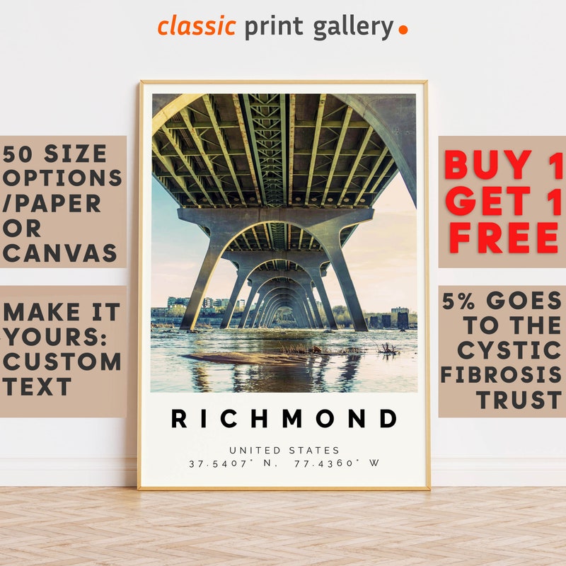 Richmond Poster - Etsy