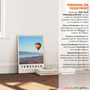 Temecula Poster Colorful Print, Temecula Wall Art, Temecula Photo Decor, Temecula Gift Travel ...