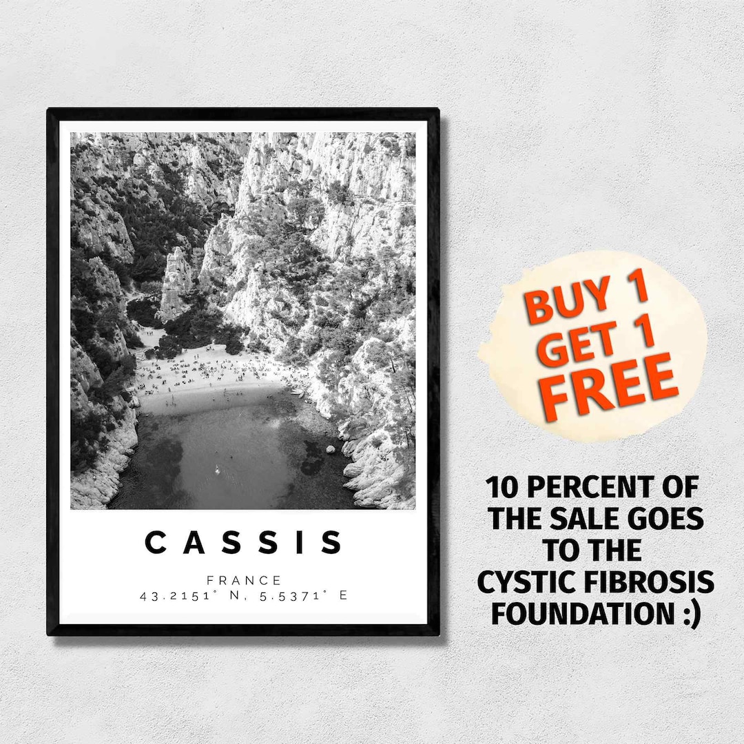Cassis Poster Black and White Print Cassis Wall Art Cassis - Etsy