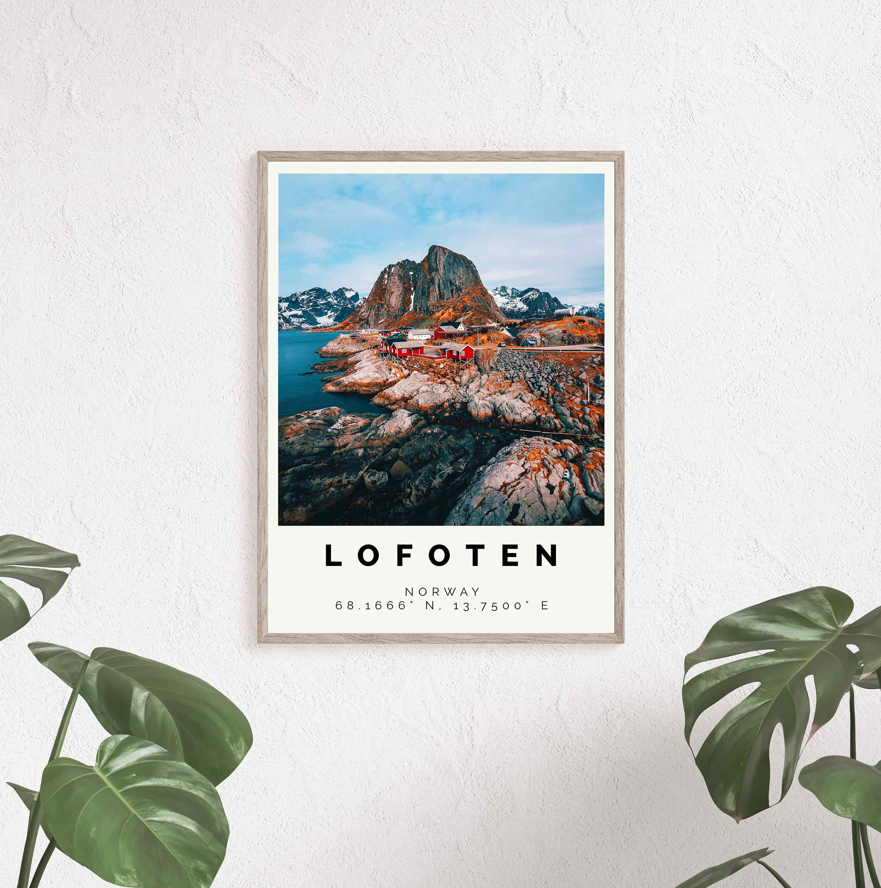 Lofoten Poster Colorful Print Lofoten Wall Art Lofoten Photo - Etsy