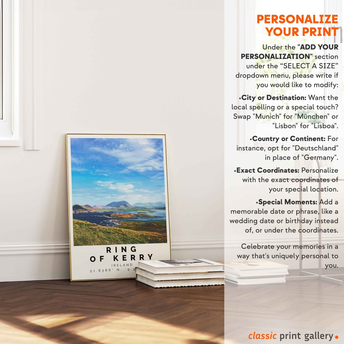 Ring of Kerry Poster Colorful Print, Ring of Kerry Wall Art, Ring of ...