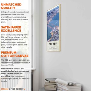 Tromso Poster Colorful Print, Tromso Wall Art, Tromso Photo Decor ...