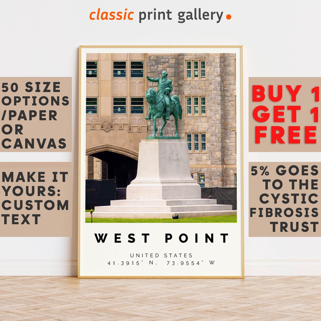 West Point Poster Colorful Print, West Point Wall Art, West Point Photo ...