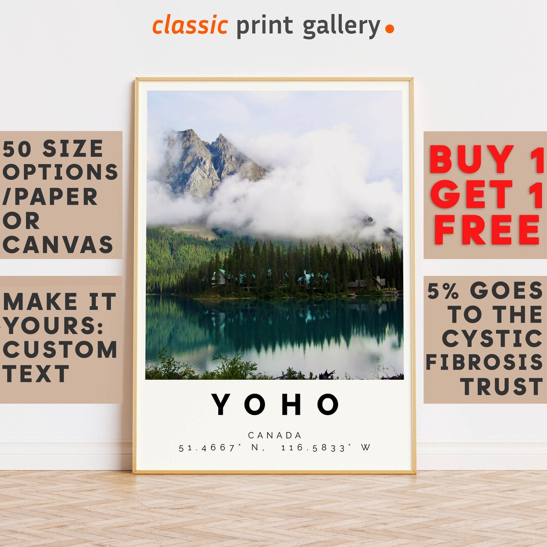 Yoho Poster Colorful Print, Yoho Wall Art, Yoho Photo Decor, Yoho Gift ...