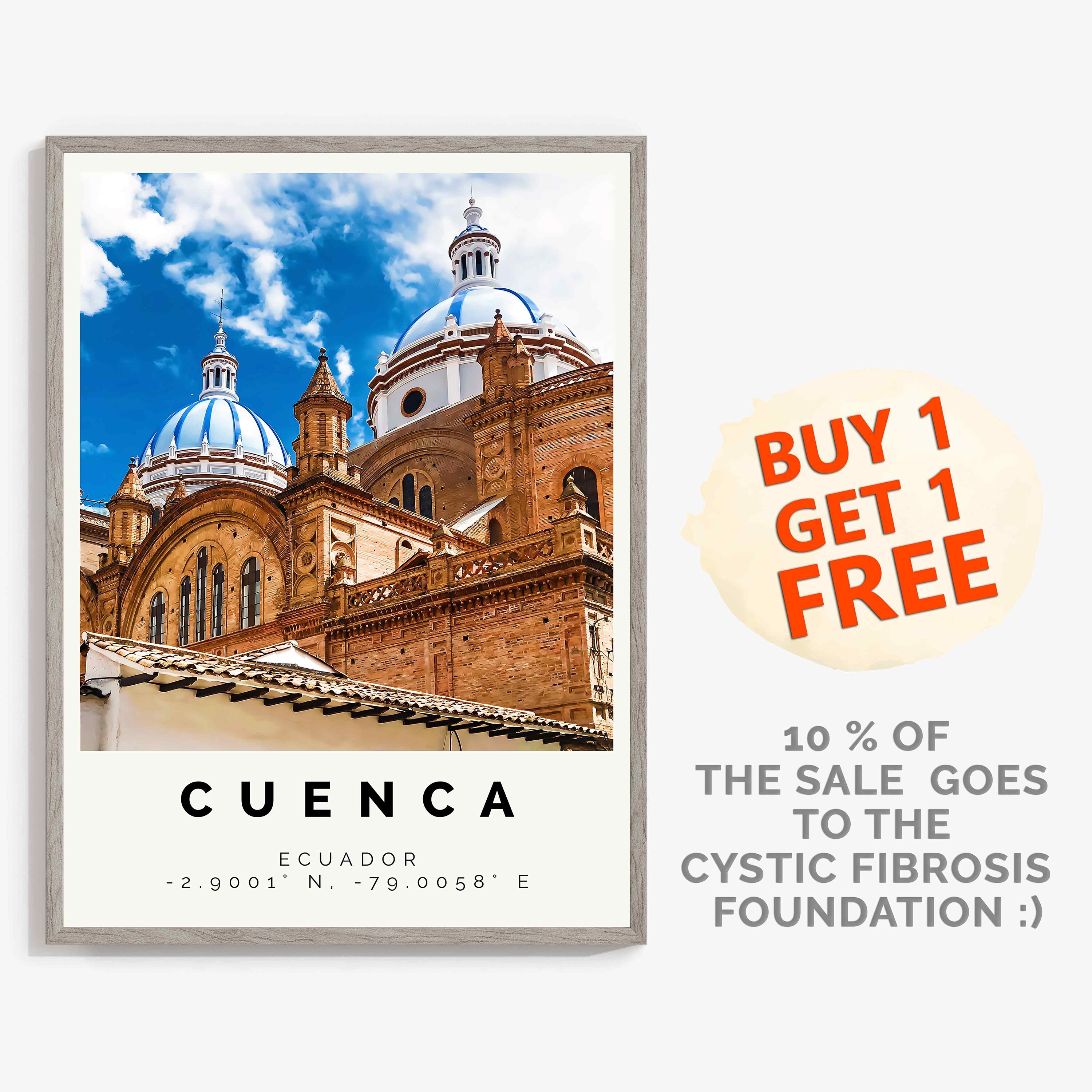 Cuenca Poster Colorful Print Cuenca Wall Art Cuenca Photo - Etsy