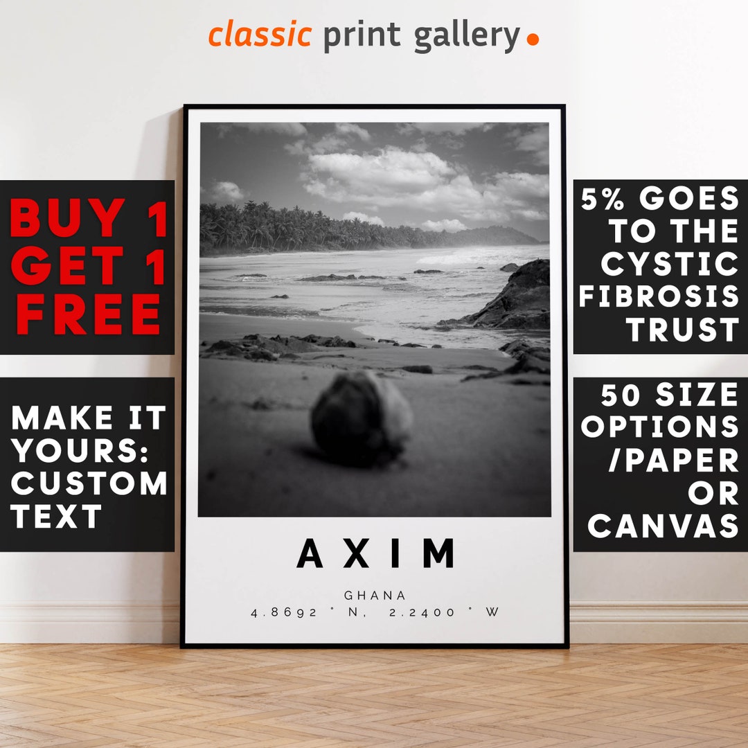 Axim Print,Axim Wall Art,Axim Black and White Poster,Personalized ...