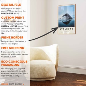 Svalbard Poster Colorful Print, Svalbard Wall Art, Svalbard Photo Decor ...