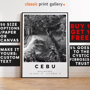 Cebu Poster, Cebu Print, Cebu Photo, Cebu Travel, Travel Gift, Beach ...