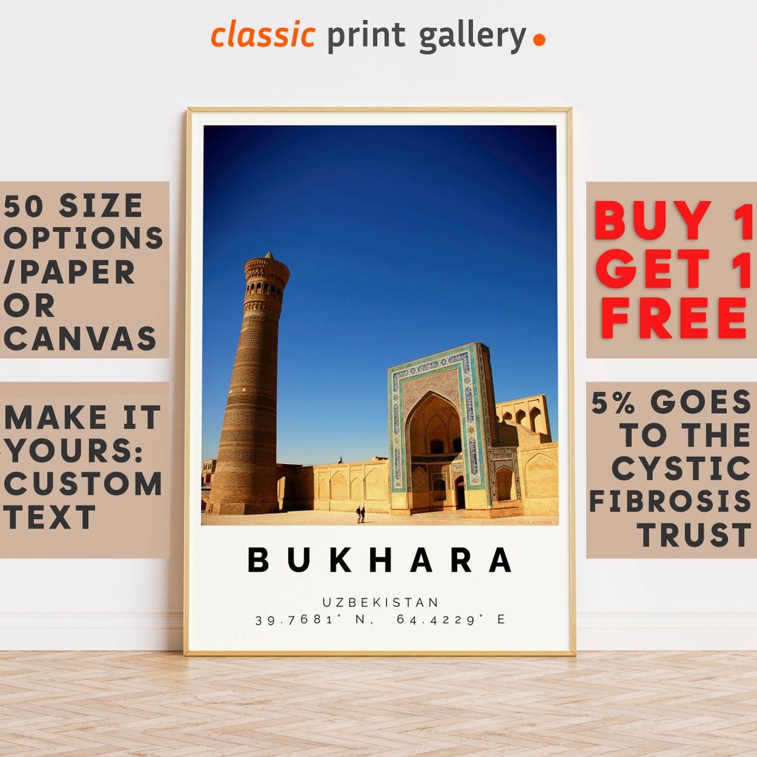 Bukhara Poster Colorful Print, Bukhara Wall Art, Bukhara Photo Decor ...