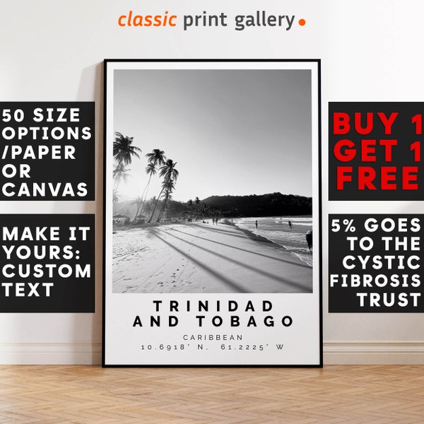 Trinidad Map Poster - Etsy