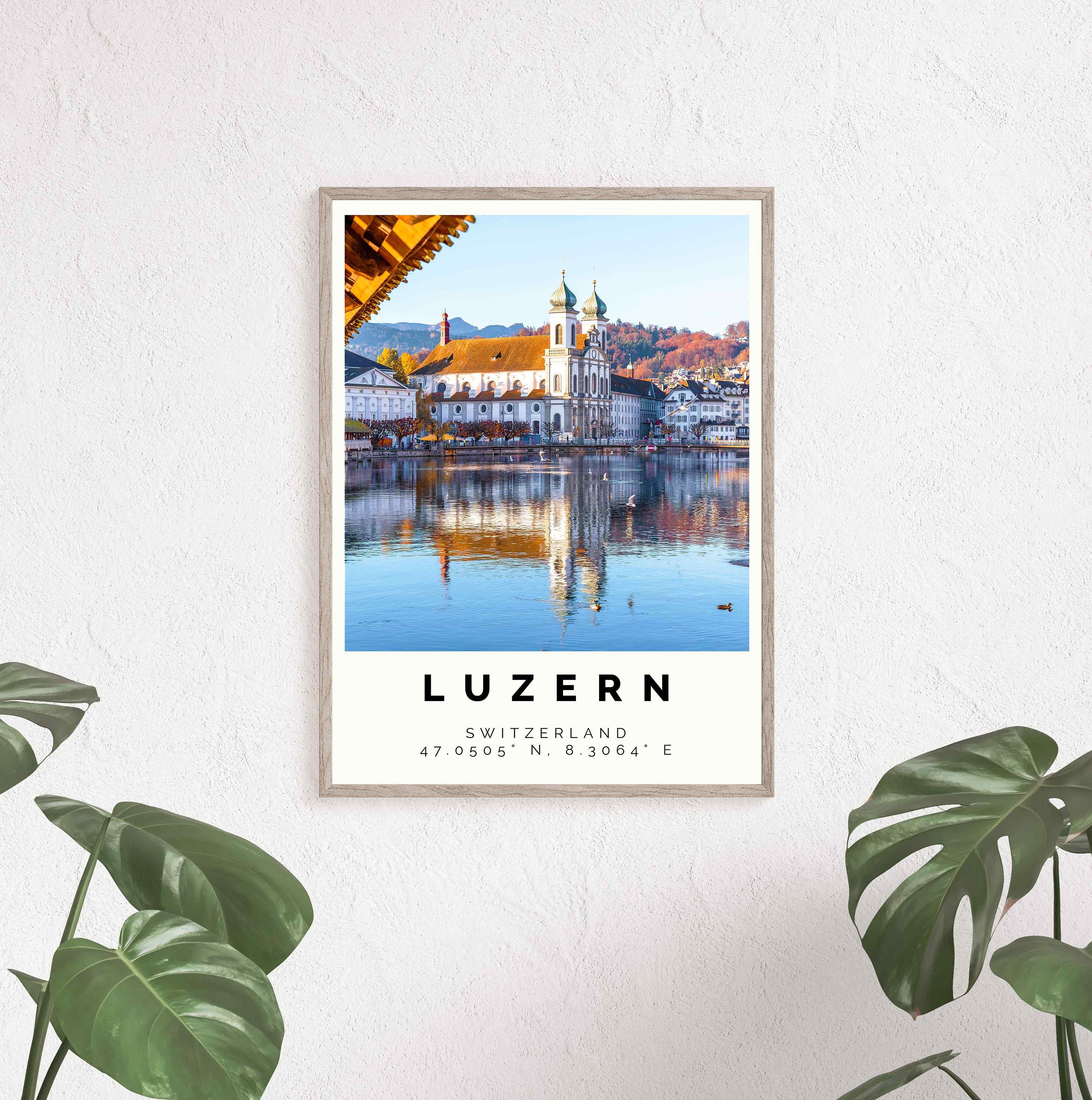 Luzern Poster Colorful Print Luzern Wall Art Luzern Photo - Etsy