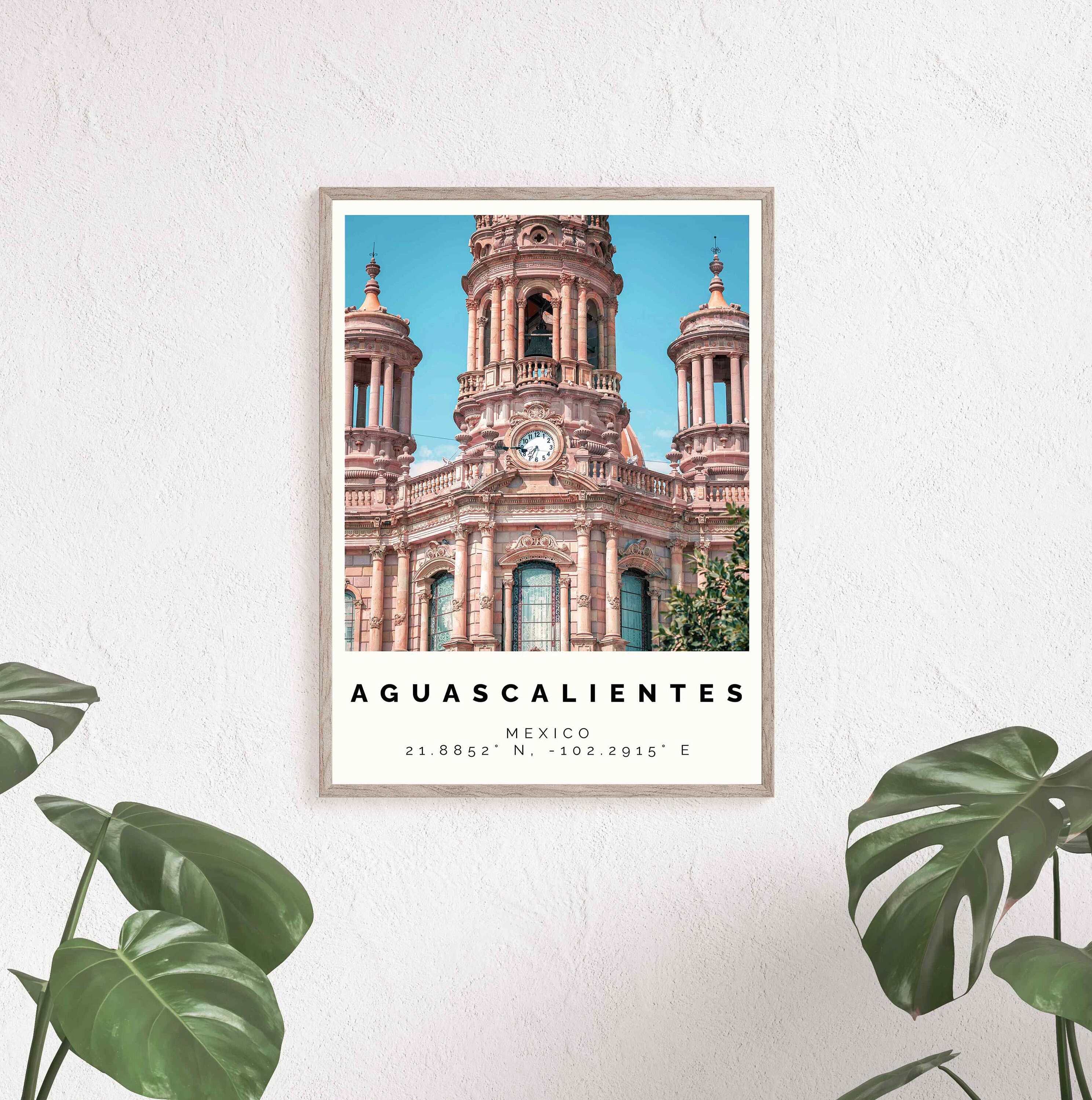 Aguascalientes Poster Colorful Print Aguascalientes Wall Art - Etsy