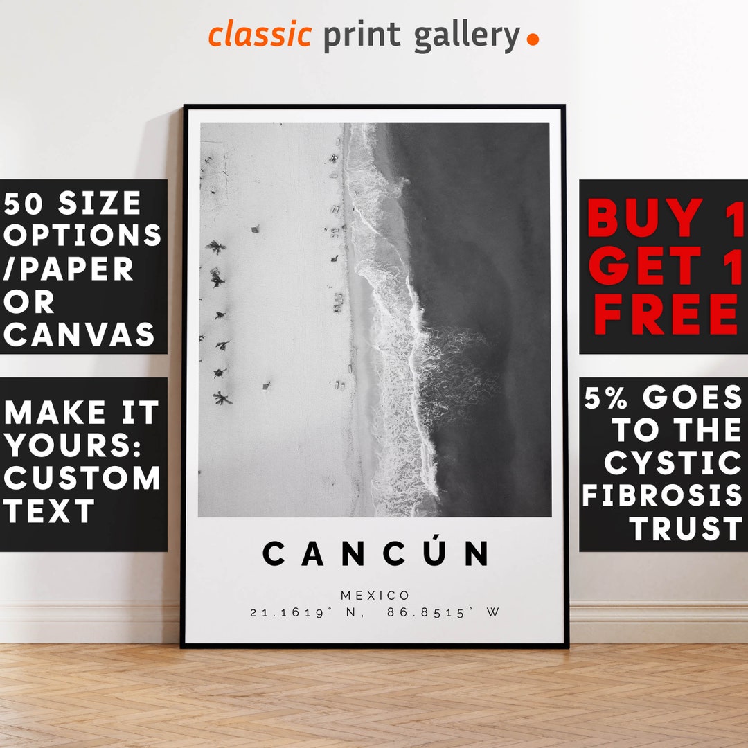 Cancun Print Black and White Photo, Cancun Wall Art, Cancun Travel ...