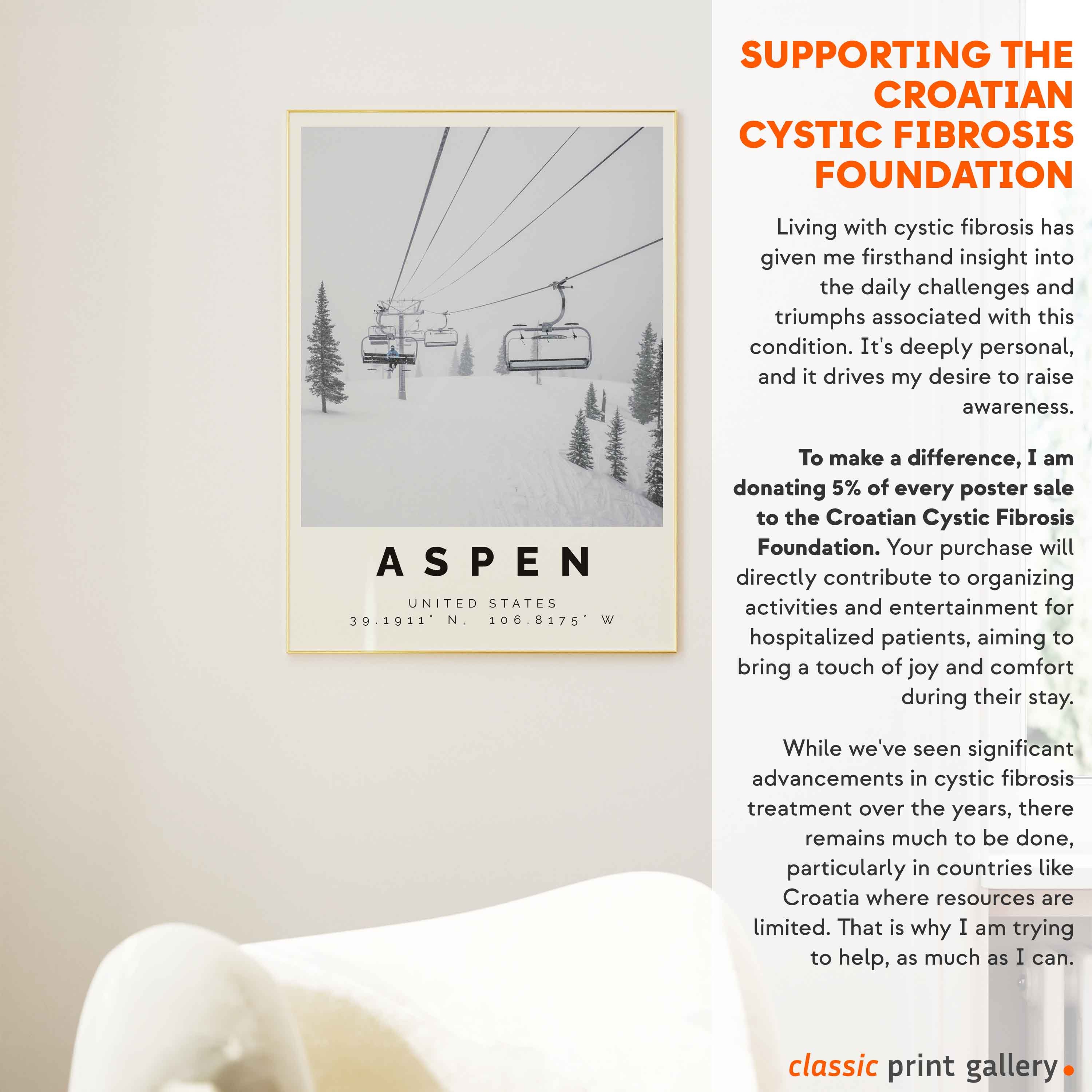 Aspen Poster Colorful Print, Aspen Wall Art, Aspen Photo Decor, Aspen ...