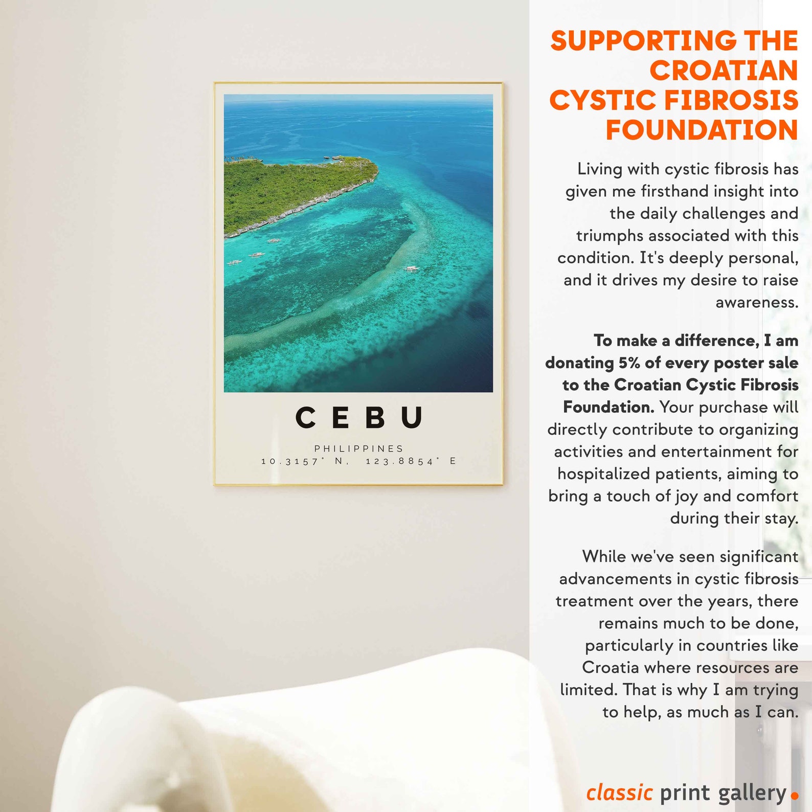Cebu Poster Colorful Print, Cebu Wall Art, Cebu Photo Decor, Cebu Gift ...