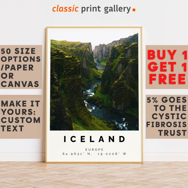 Iceland Poster - Etsy
