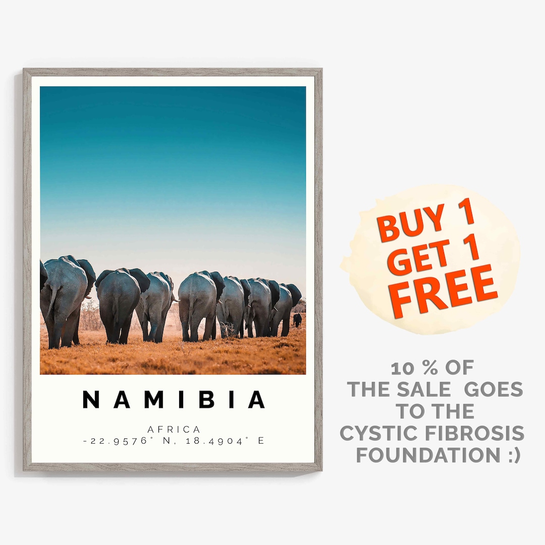 Namibia Poster Colorful Print Namibia Wall Art Namibia Photo - Etsy
