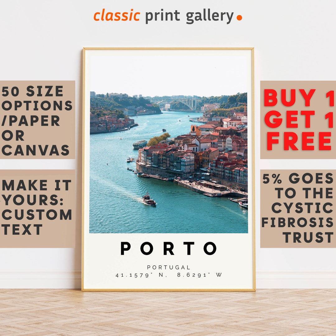Porto Poster Colorful Print, Porto Wall Art, Porto Photo Decor, Porto ...