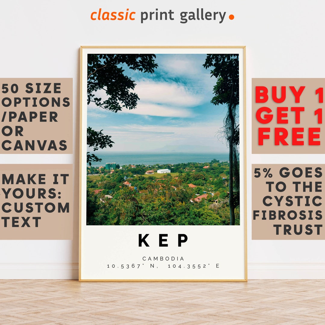 Kep Poster Colorful Print, Kep Wall Art, Kep Photo Decor, Kep Gift ...