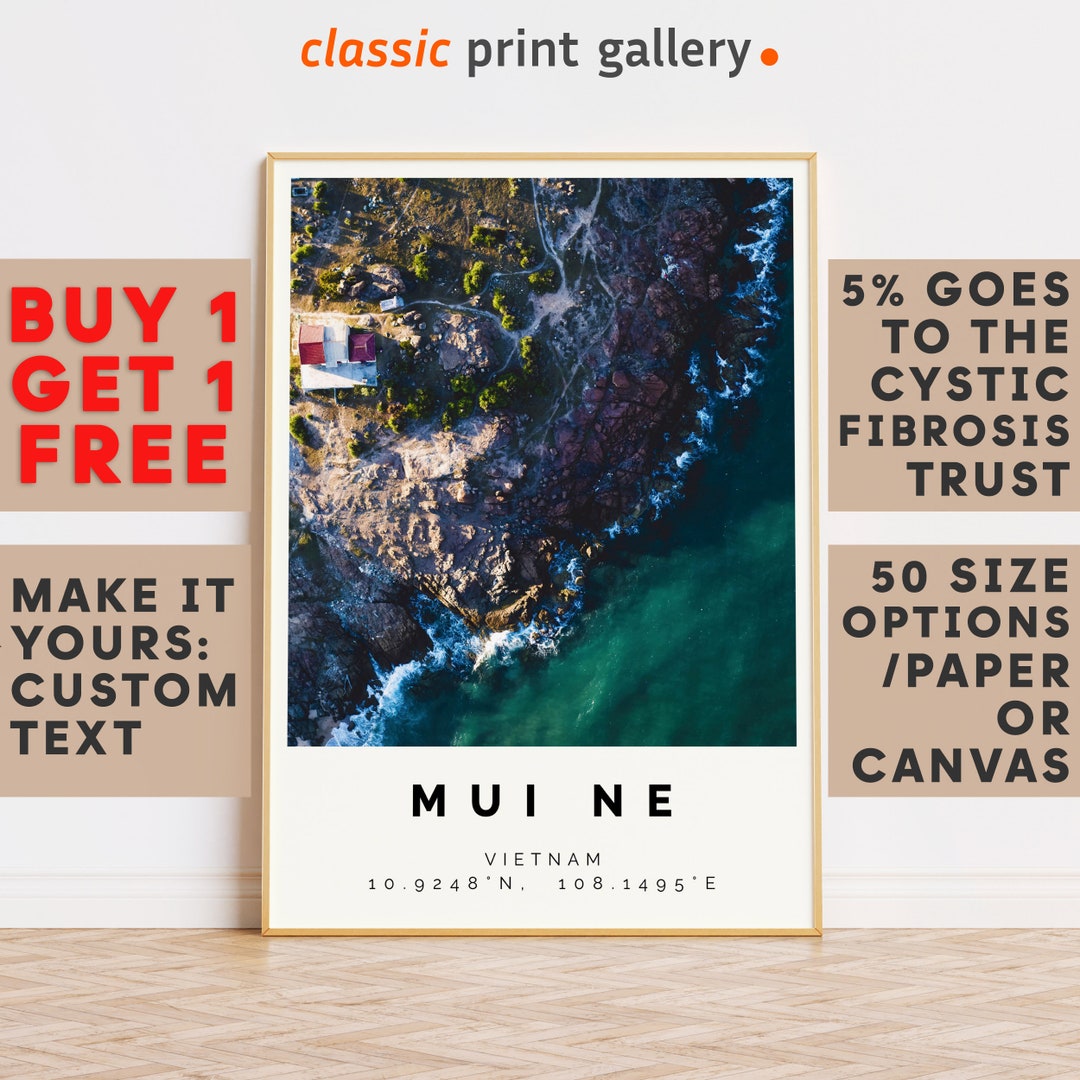 Mui Ne Print,mui Ne Wall Art,mui Ne Colorful Poster,personalized ...