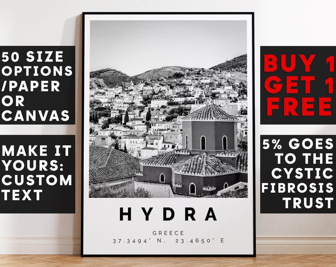 Hydra Print, Antique Space Painting, Vintage Drawing Poster Wall Art ...