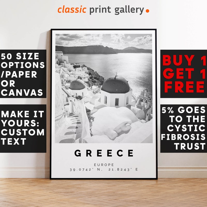 Greece Poster - Etsy
