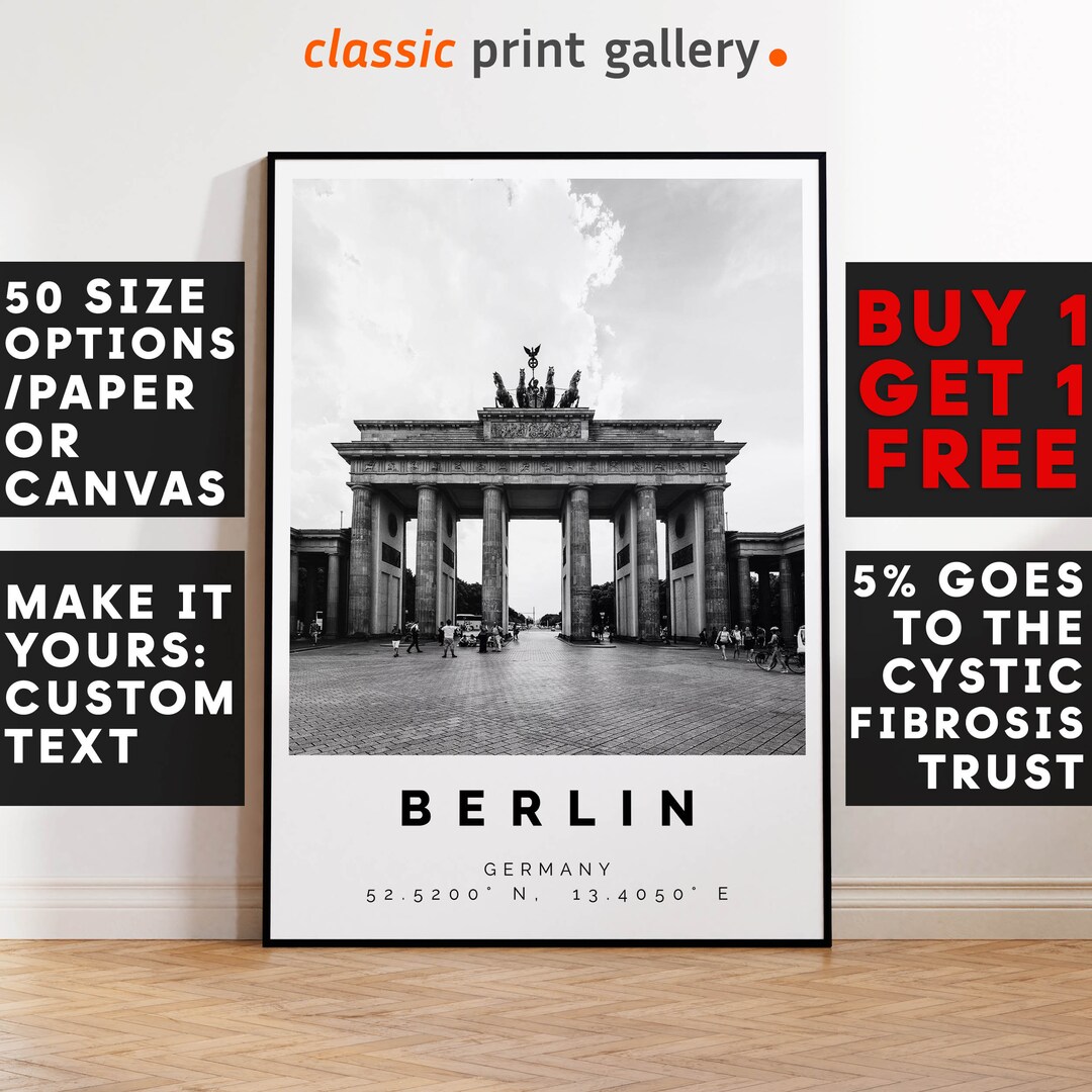 Berlin Print Black and White Photo, Berlin Wall Art, Berlin Travel ...