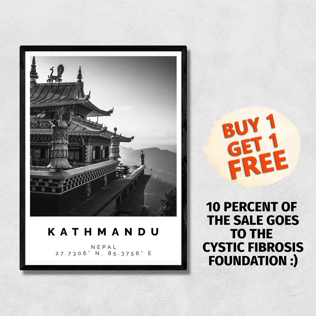 Kathmandu Poster Print Travel Decor Kathmandu Holiday - Etsy
