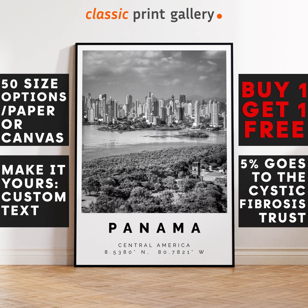 Panama Poster Print, Panama Wall Art, Housewarming Gift, Housewarming ...
